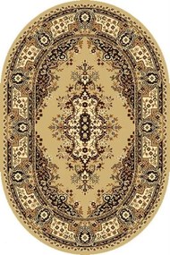 Kusový koberec STANDARD FATIMA S ovál - béžový - 120x170cm