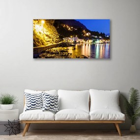 Obraz na plátně Hora Pláž Krajina 140x70 cm