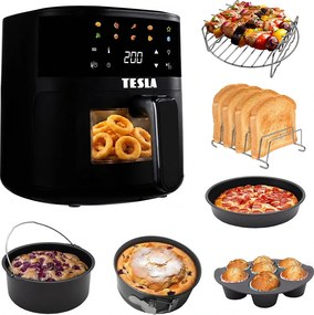 TESLA AirCook Q45 Pro - multifunkční digitální horkovzdušná fritéza