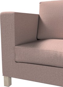 Potah na pohovku IKEA  Karlanda 3-místná nerozkládací, krátký barva růžová látka pletený vzor