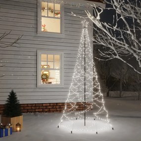 vidaXL Vánoční stromek s kovovým sloupkem 500 LED 3 m [328628] Barva: Studená bílá
