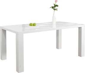 XXXLutz JÍDELNÍ STŮL, vysoce lesklá bílá, 140/90/76 cm MID.YOU - Online Only jídelní stoly - 001769018602