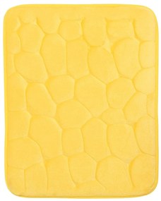BO-MA, Protiskluzová koupelnová předložka 3D 0133 yellow, 50x80, žlutá, koupelna