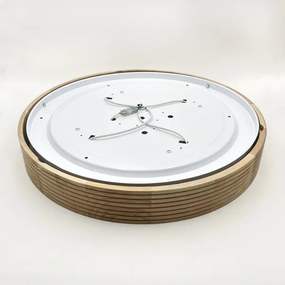 Brilagi - LED Stropní svítidlo CARVALHO MODERN 4xE27/60W/230V dub pr. 57,5 cm