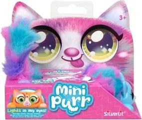 SILVERLIT Interaktivní kočka Mini Purrs / Plyš / Svítí a vrní / 1x AAA