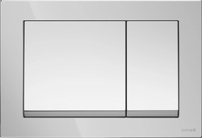 Cersanit Enter splachovací tlačítko pro WC lesklý chrom K97-509