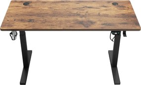 Herní stůl BR04 LOFT s černým rámem 120 cm