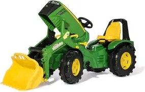 Rollytoys Šlapací traktor X-Trac John Deere Premium s předním nakladač