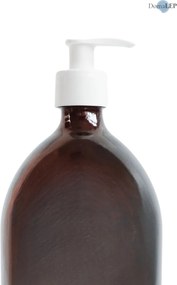 Dávkovač mýdla MONA 1 000 ml s bílým těsnícím dávkovačem