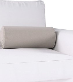 Válečkový polštář se sklady barva béžová látka sametová