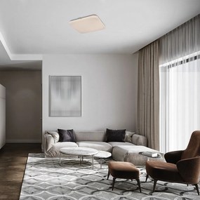 Rabalux Bílé stropní LED svítidlo Vendel hranaté 320x320mm 18W 71108