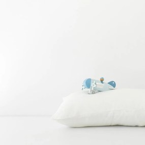 Lněný dětský povlak na polštář 40x60 cm White – Linen Tales