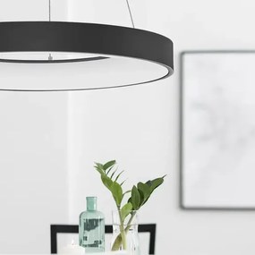 LED lustr Rando Thin 60 3000K černé