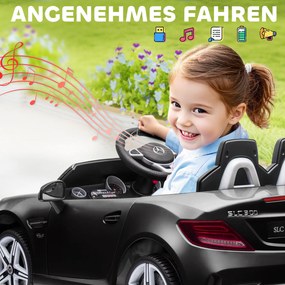 AIYAPLAY 12 V Dětské Elektrické Auto, Dětské Vozidlo s 2.4G Dálkovým Ovládáním, Elektrické Vozidlo s LED Světly, Bezpečnostním Páskem, Klaksonem, Hud…
