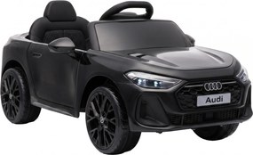 AIYAPLAY Dětské elektrické auto Audi A5L 12V dětské auto s 2,4 G dálkovým ovládáním, 2 motory, lithium baterie, měkký start, 4× pružení 370-511V90BK
