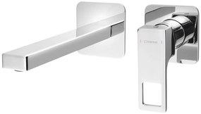 Sapho FORATA podomítková umyvadlová baterie délka hubice 20cm chrom FT018