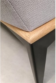 Světle šedá rozkládací/s úložným prostorem rohová pohovka (pravý roh/s lenoškou) Planet - II. jakost – Windsor &amp; Co Sofas