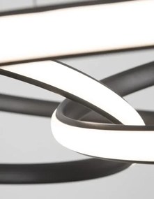 LED lustr Menton 52 černé