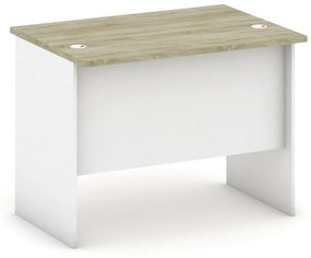 Kancelářský pracovní stůl MIRELLI A+, rovný, délka 1000 mm, bílá/dub sonoma