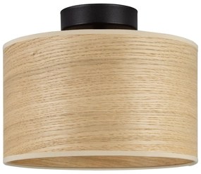 Stropní svítidlo z dubové dýhy Sotto Luce TSURI S, ø 25 cm