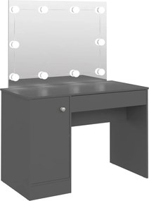 vidaXL Kosmetický stolek s LED světly 110 x 55 x 145 cm MDF [331550] Barva: dub