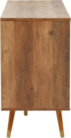 Komoda v tmavě přírodní barvě 114x70x39 cm Frida – Premier Housewares
