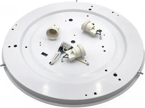 Stropní svítidlo NATURAL 5xE27/15W/230V pr. 47,5 cm borovice/bílá