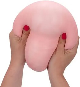 Mačkací hračka Mozek jumbo / Antistresová hračka / 15 cm / plast