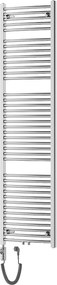 Mexen Ares, elektrické topné těleso 1800x500 mm + topná tyč 900 W, chromová, W102-1800-500-2900-01