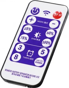 LED Stm solární dekorační řetěz 20xE27/3V USB 2400 mAh 20,62 m IP65 černá + DO
