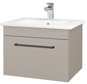 Dřevojas Koupelnová skříň ASTON SZZ 60 Varianta: N01 Bílá lesk / Úchytka T05 / D01 Beton