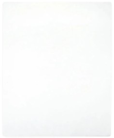 vidaXL Jersey prostěradlo bílé 140x200 cm bavlna