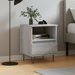 vidaXL Noční stolek 40 x 35 x 50 cm kompozitní dřevo [830620] Barva: šedá sonoma