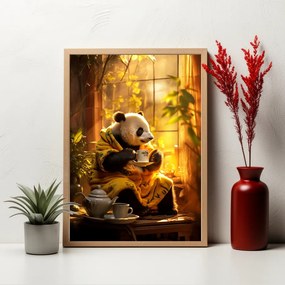 Plakát - Čajová společnost s pandou