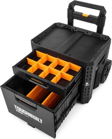 ToughBuilt | StackTech® – pojízdný box na nářadí se 2× zásuvkami