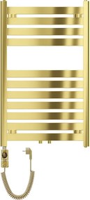 Mexen Uran, elektrické topné těleso 800x500 mm + topná tyč 300 W, zlatá lesklá, W105-0800-500-2300-50