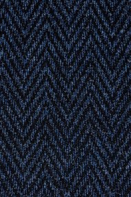 Podlahové krytiny Vebe - rohožky AKCE: 110x240 cm Čistící zóna Boomerang 36 modrá - Rozměr na míru cm