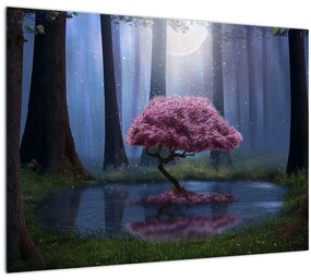 Skleněný obraz - Magická noc (70x50 cm)