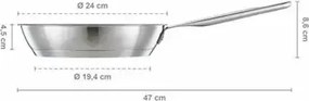 Fiskars All Steel 1064743 Pánev 24 cm