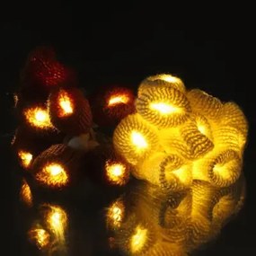 RETLUX RXL 494 Girlanda  čepičky 20 LED 3000K - teplá bílá