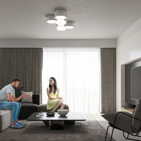 Sollux Lighting Stropní svítidlo SUNDE 11 bílé