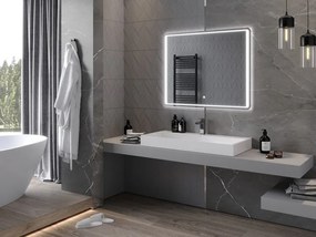 Mexen Zusa, LED koupelnové zrcadlo s podsvícením 100x80 cm, 6000K, ochrana proti zamlžování, 9808-100-080-611-00