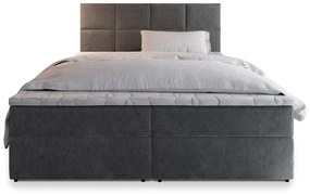 MSL Kontinentální čalouněná postel LENKA (160 x 200 cm) Barva látky: KRONOS 34