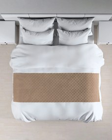 Hotelový přehoz – běhoun Velvet 60x200 cm barva béžová látka lesklé, sametová