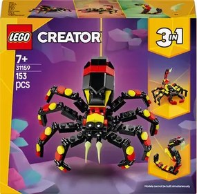LEGO® Creator 3 v 1 31159 Divoká zvířata: Překvapivý pavouk / Počet dí