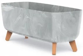 Nohelgarden Truhlík GRACIA CASE BETON samozavlažovací plast 58x24x24cm