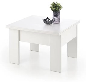 Konferenční stolek SERAFIN, rozkládací bílý