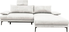 XXXLutz ROHOVÁ SEDAČKA, textil, bílá MID.YOU - Sedací soupravy - 001574003001