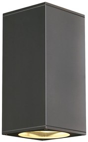 SLV 229575 Theo Big Up-Down Wall, venkovní nástěnné svítidlo, 2x75W GU10 ES111, grafit, výška 27cm, IP44