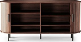 Komoda Gliss 160 cm ořech tmavý